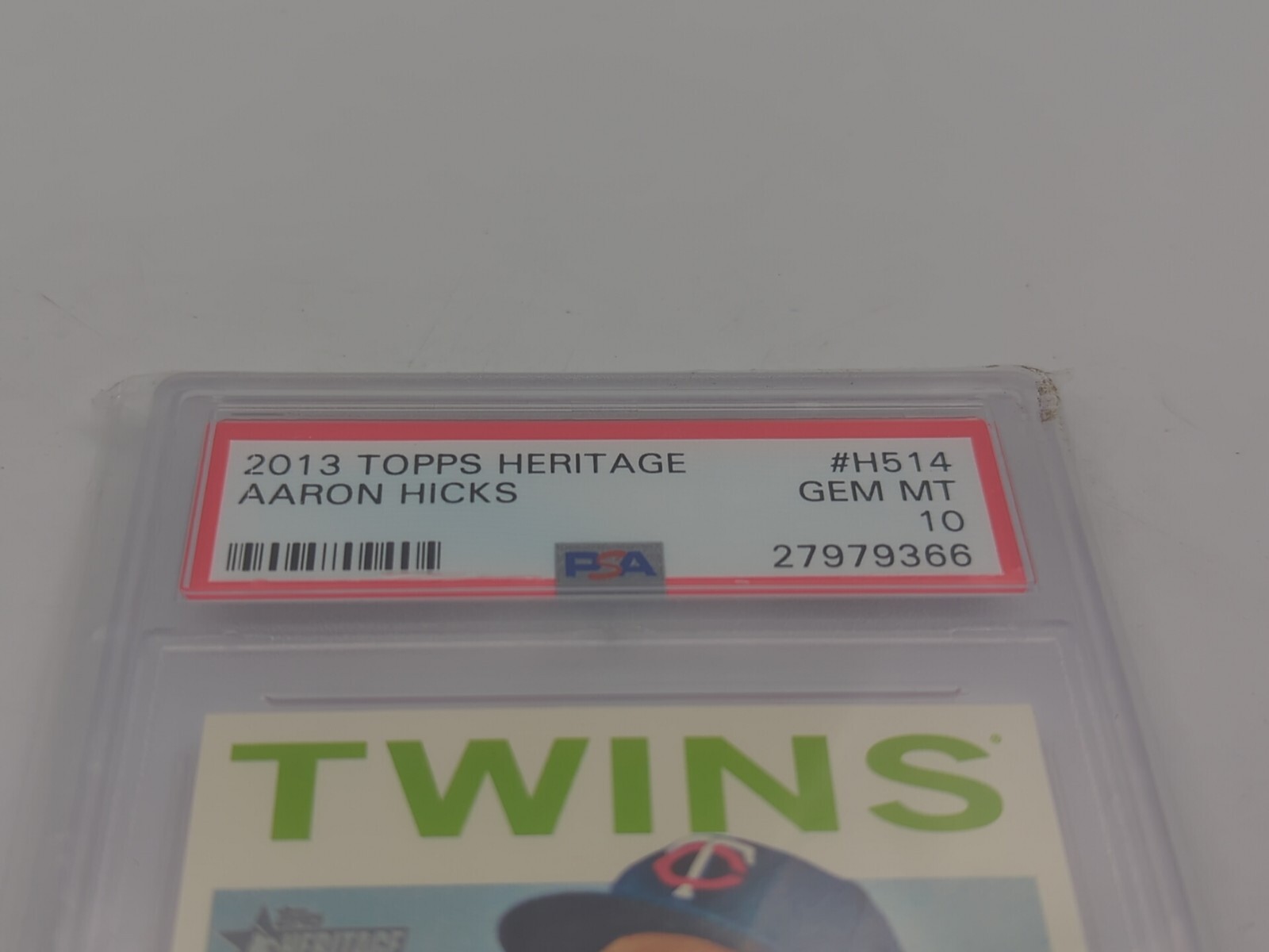 2013 Topps Heritage - High Number Aaron Hicks #H514 (RC) for sale ...