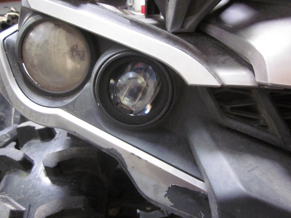 Can Am Renegade Outlander Front High Beam Headlight Assembly with Bulb ...