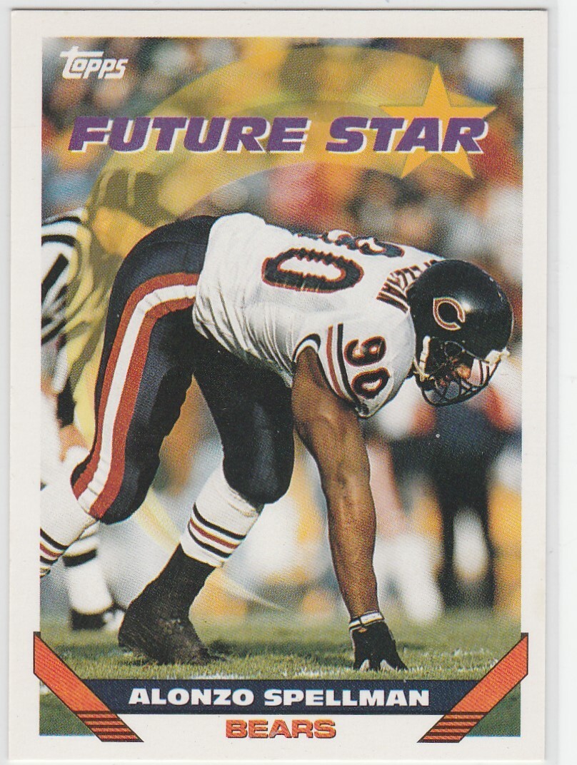 1993 Topps - #122 Alonzo Spellman, Alonzo Spellman for sale online | eBay