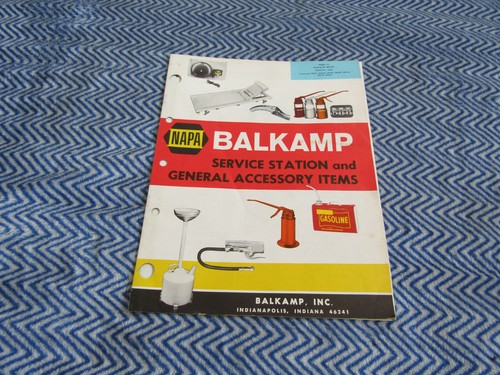 1965 BALKAMP SERVICE STATION AND GENERAL ACCESSORY ITEMS MASTER PARTS ...