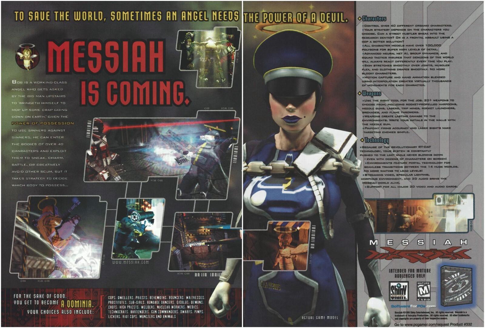 Messiah Print Ad/Poster Art PC Big Box (E) | eBay