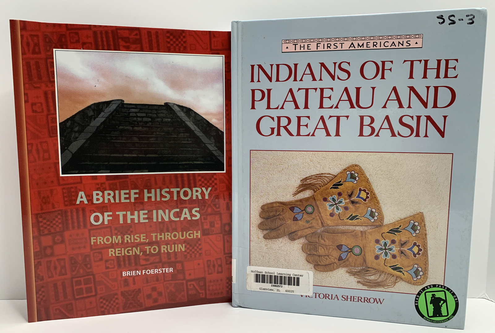 Lot Of 2 Books Brief History Of The Incas / Indians Of The Plateau ...