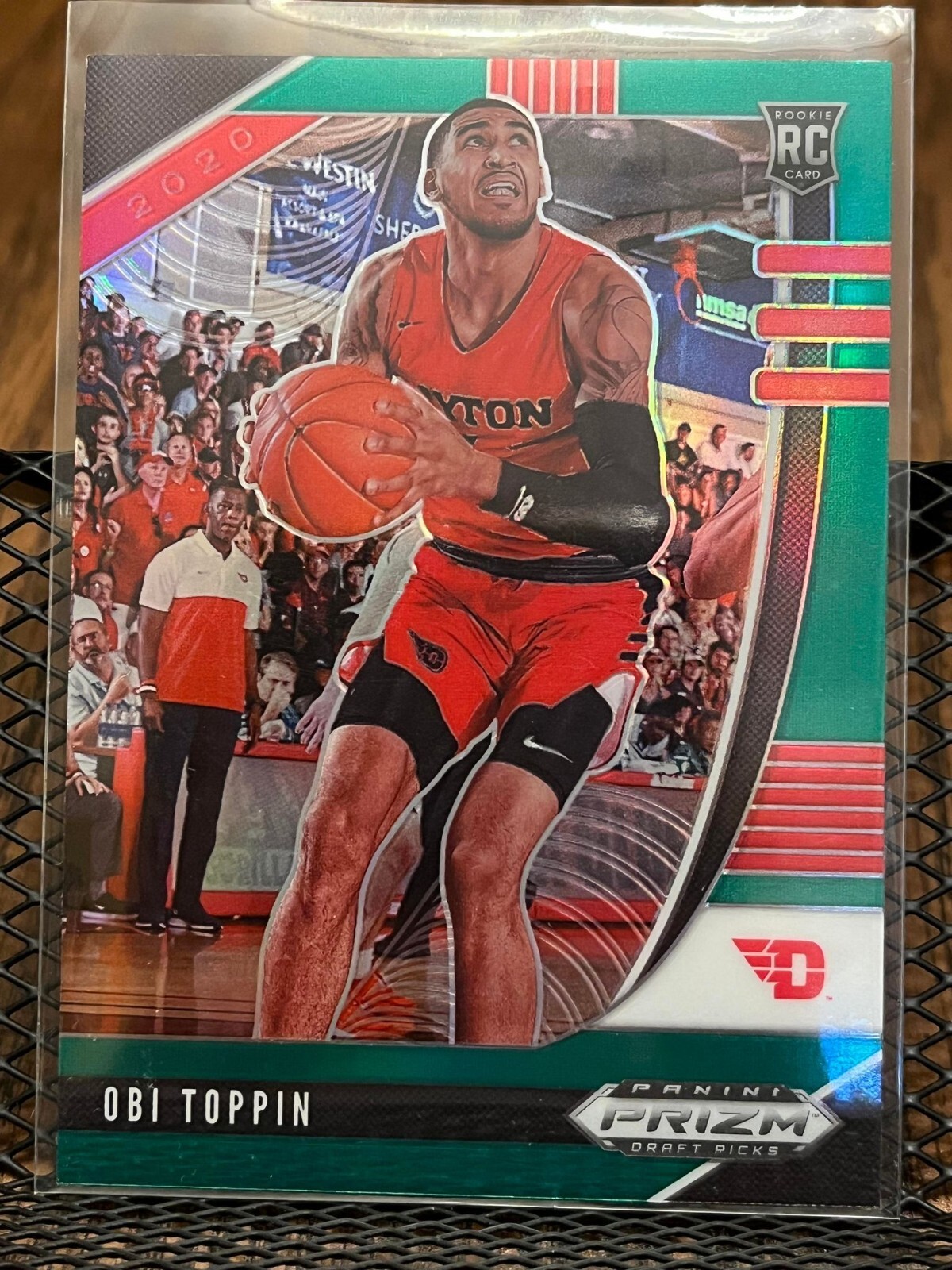 OBI TOPPIN 2020-21 PANINI DRAFT GREEN PRIZM REFRACTOR ROOKIE #47 KNICKS ...