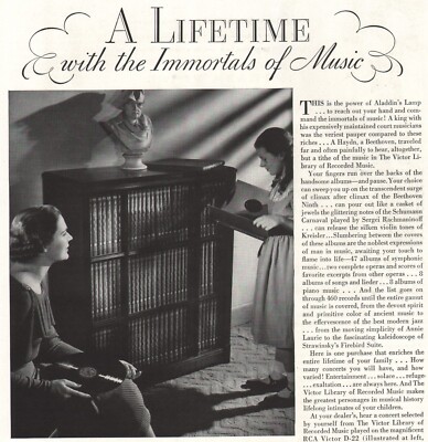Victor D-22 Library of Recorded Music Phonograph Albums 1936 Vintage ...