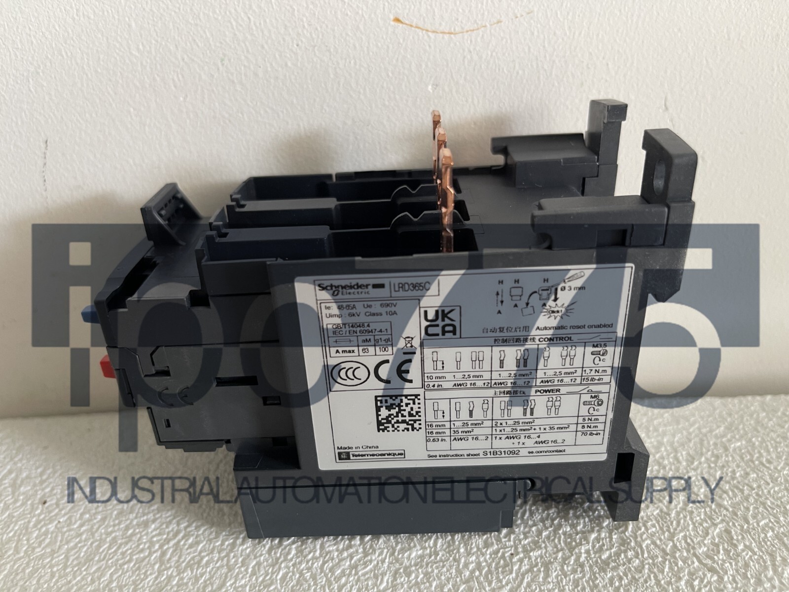 1PC NEW Schneider LRD365C Thermal Overload Relay LR-D365C 48-65A | eBay