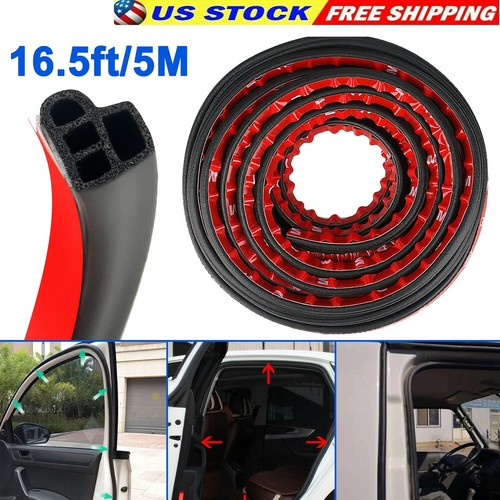 For BMW 5M L-Shape Car Door Seal Strip Hood Trunk Edge Rubber ...