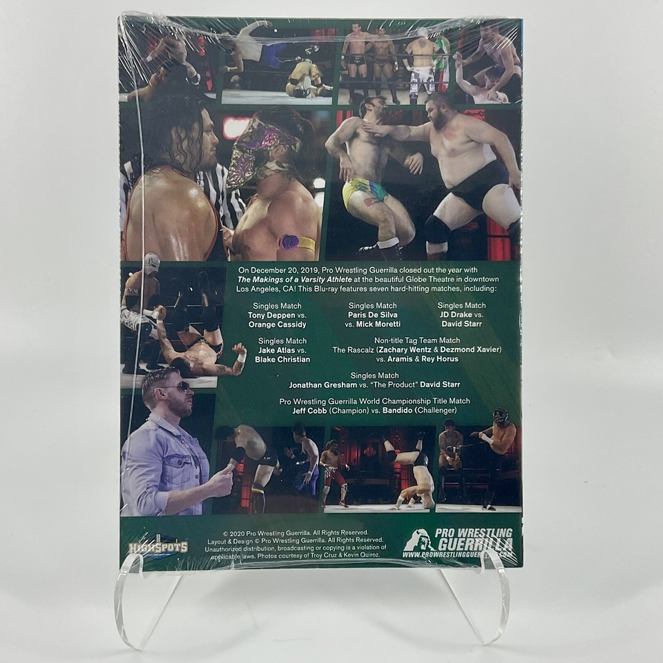 Pro Wrestling Guerilla PWG Blu-ray - The Makings Of A Varsity Athlete ...