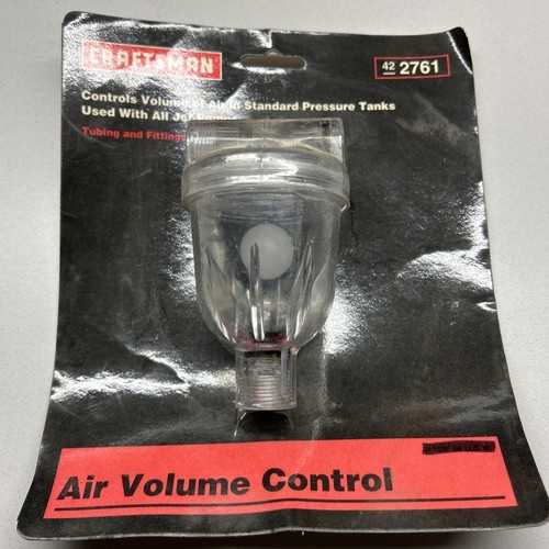 Vintage Sears Air Volume Control for All Jet Pumps No. 2761 | eBay