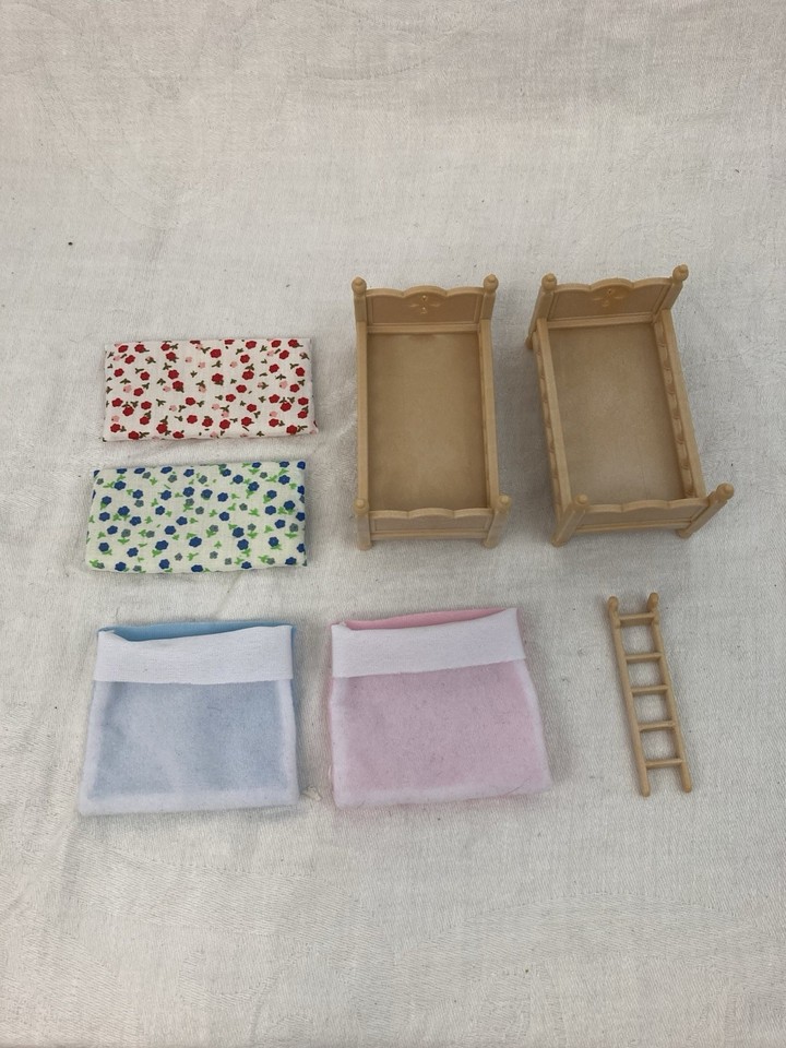 Calico Critters Pink Nursery Set And Misc Nursery Items/ Stack And Play ...