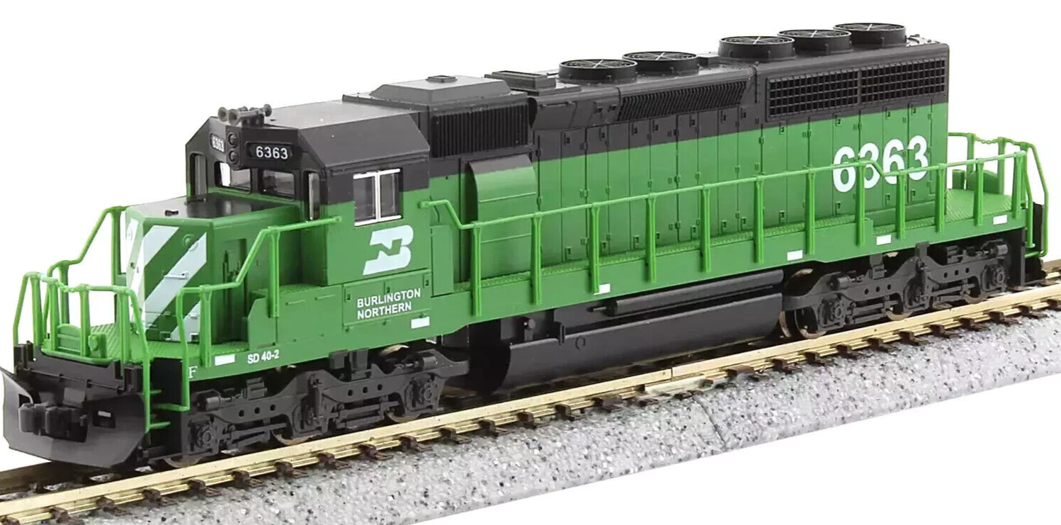 KATO 1764822 N Scale EMD EARLY SD40-2 Burlington Northern BN #6328 176-4822 | eBay
