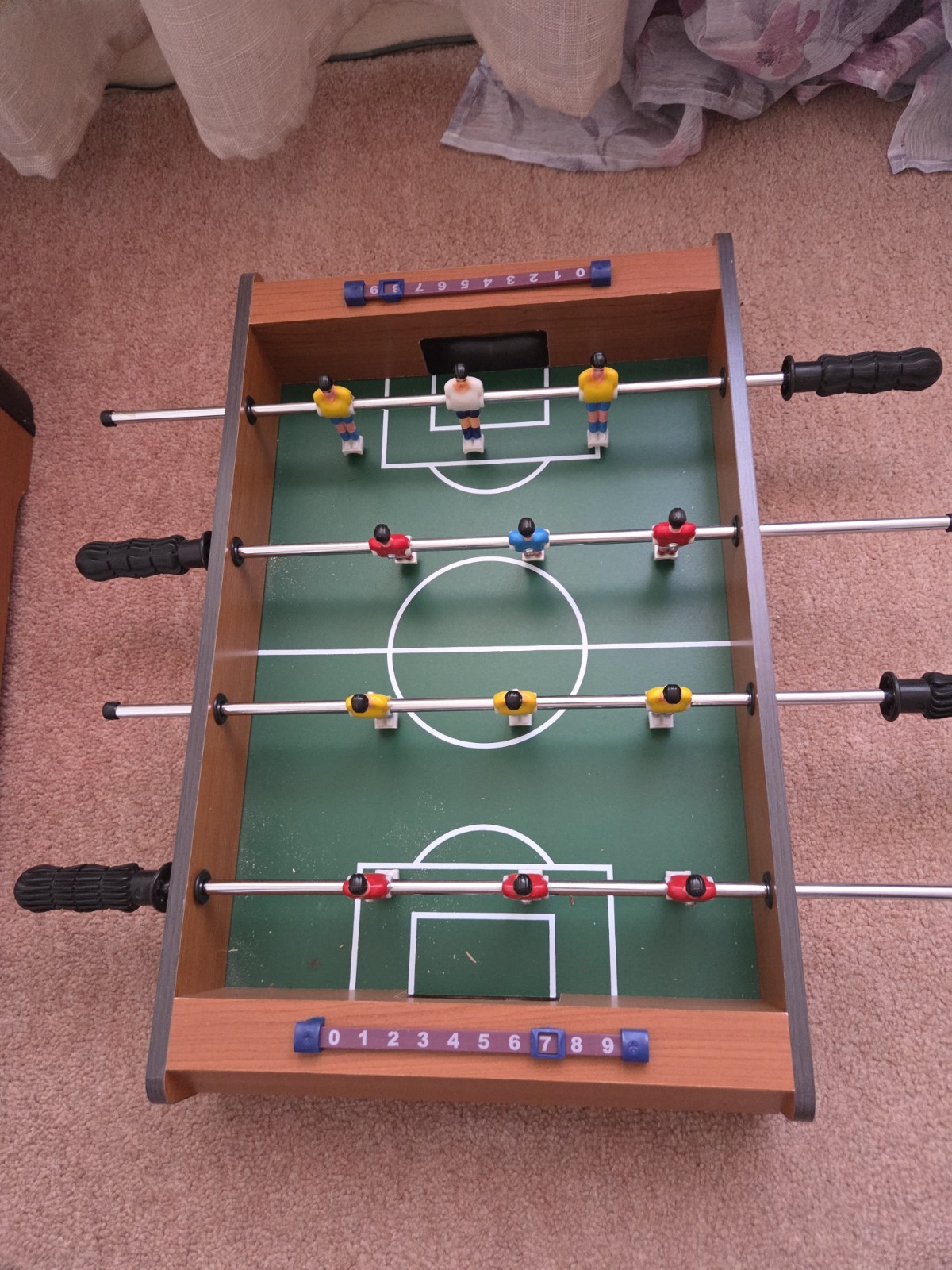 20" Mini Table Top Football Game Toy Players Kids Football Board Game ...