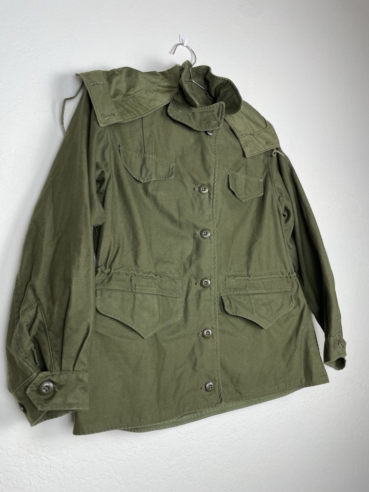 ALPHA INDUSTRIES US MILITARY 1970’s OG-107 Field Coat Jacket Women’s ...