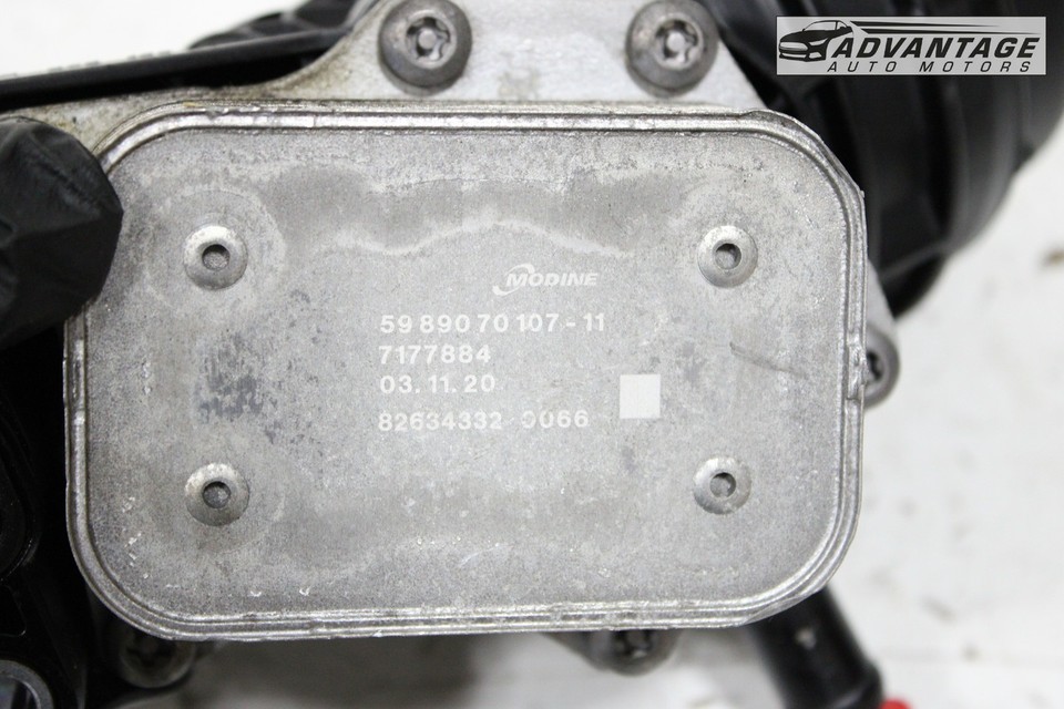2020-2023 MERCEDES-BENZ GLB250 2.0L ENGINE OIL FILTER HOUSING W/ COOLER ...