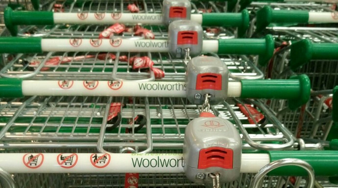 4x Black Removable Shopping Trolley Coin Token Key Unlocker Woolies ...