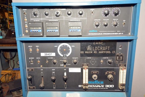 Miller Syncrowave 300 Welder with Syncrowave Programmer SP-4 (Inv.38407 ...