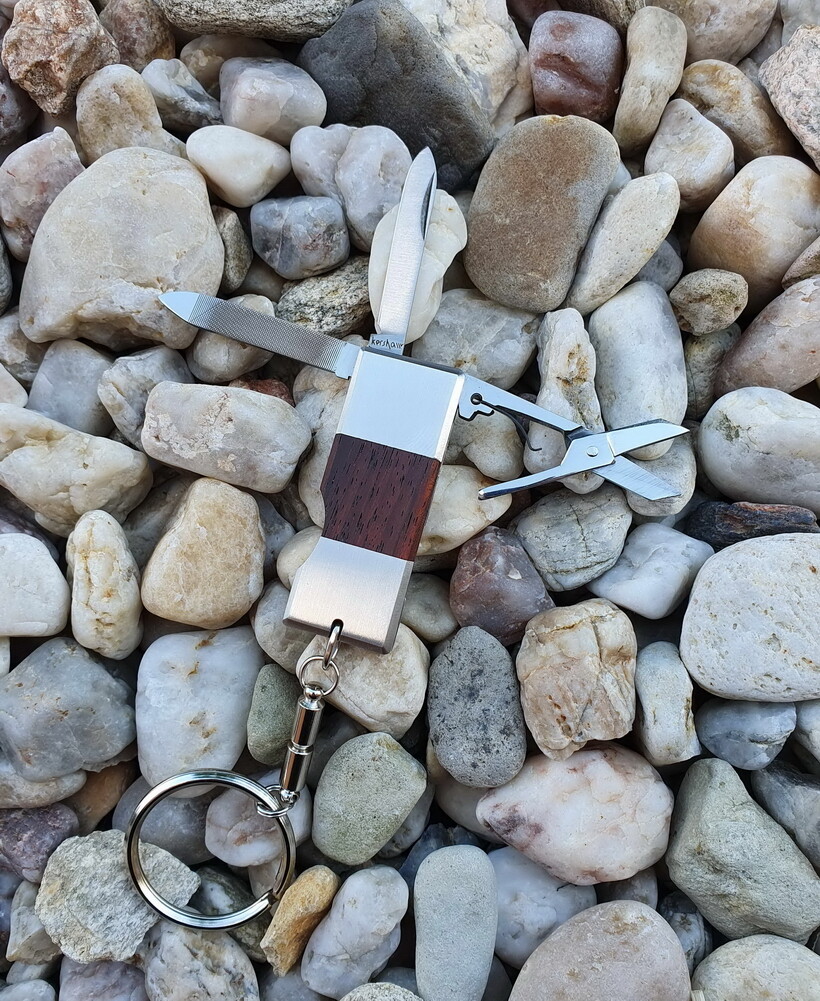 Kershaw 6500 Key Ring Chain Knife with a rosewood inlay Handle Made in Japan | eBay