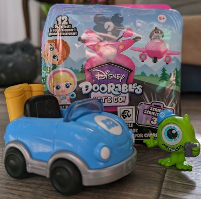 Disney Doorables Let's Go! Road Trip! Vehicle Series 3 Mike Wazowski ...