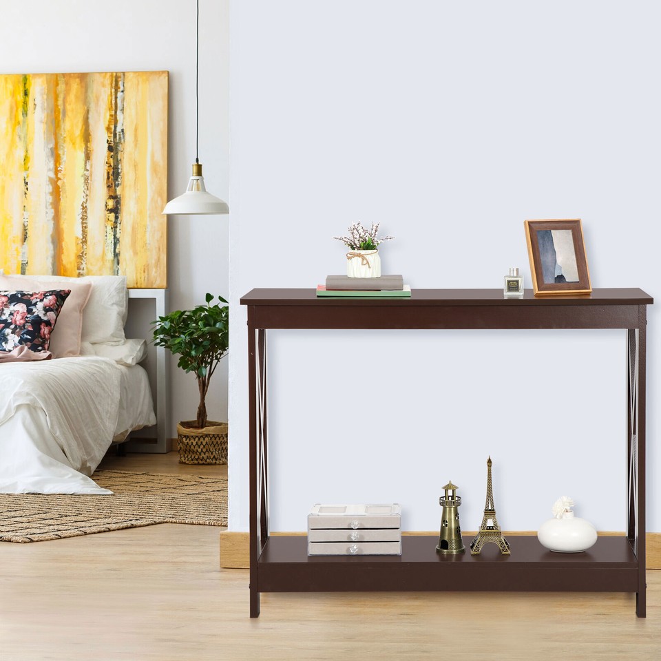 Multi-Color Console Table For Entryway Storage Shelf Entry Accent Sofa ...