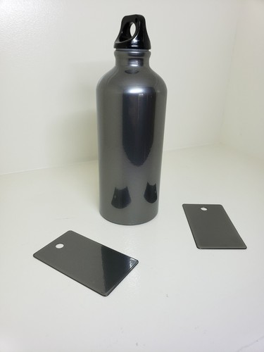 Black Chrome High Gloss Powder Coating Paint 1LB Single stage needs no ...