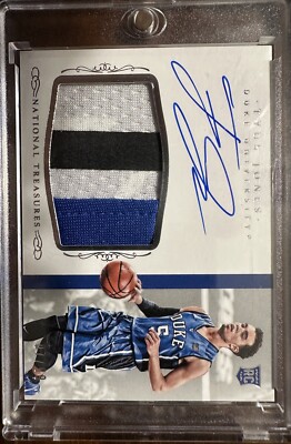 2015 PANINI National Treasures No. 378 Rookie Card- Tyus Jones #7/99 ...