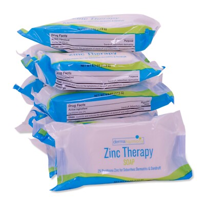 10 Pack - 2% Pyrithione Zinc (ZNP) Bar Soap - DermaHarmony 4 oz (Made ...
