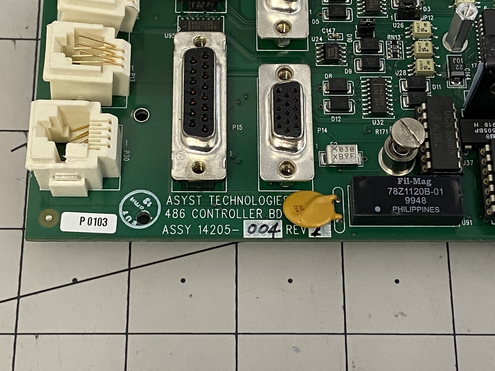 Asyst Technologies 486 Controller Board PN: 14205-004 REV 1 | eBay