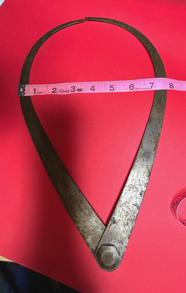 Vintage L.S. Starrett Co. Outside Lock Joint Caliper Machinist Tool, 12 ...