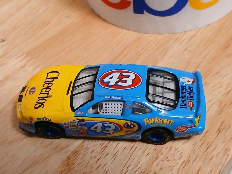 Hot Wheels 1/64 NASCAR diecast #43 Cheerios Pop Secret John Andretti ...