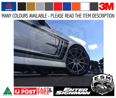 VF HOLDEN COMMODORE UTE ESM MUSCLE STRIPE - Avery Wrap Vinyl | eBay