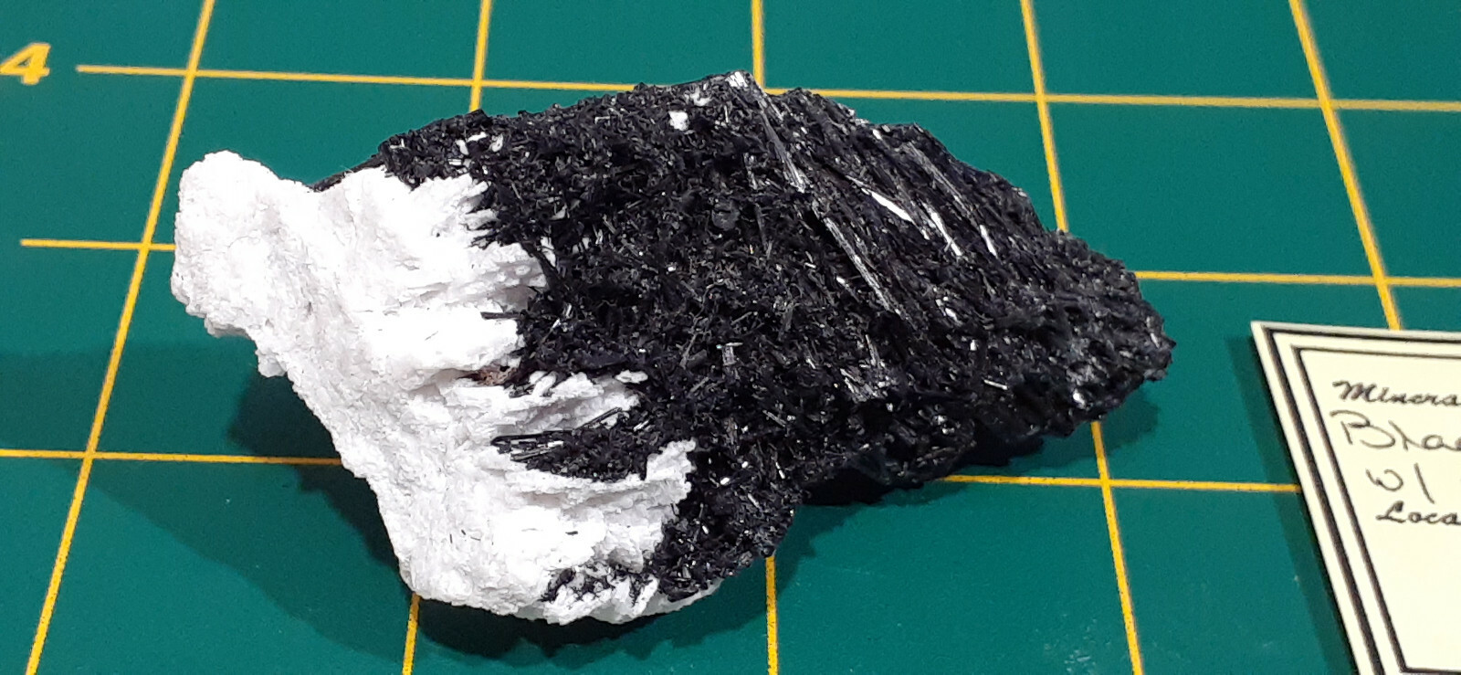 SPECTACULAR! Acicular Black Tourmaline on Albite Matrix, Guilin, China ...
