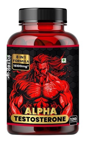 Humming Herbs Alpha Testosterone Booster |120 Caps | 8 in1 | 16100mg ...