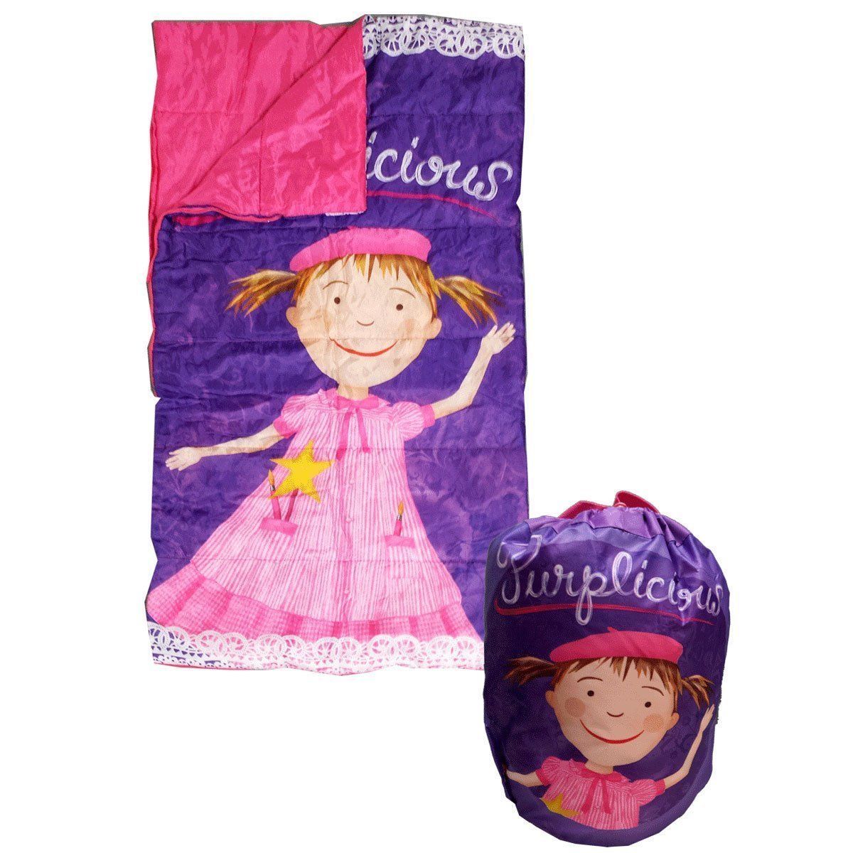 PURPLICIOUS SLEEPING BAG BACKPACK SET - Purple Lace Pinkalicious ...