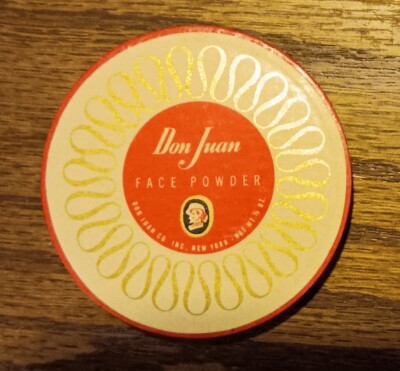 Vintage Don Juan Face Powder Cardboard Container Outstanding Condition ...