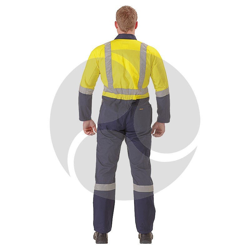 Bisley Hi Vis Heavy Duty Overalls Size 77 82 87 92 97 122 127 132 3M ...