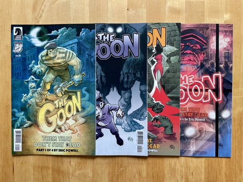 THE GOON Them That Don't Stay Dead # 1-4 Dark Horse Comics COMPLETE ...