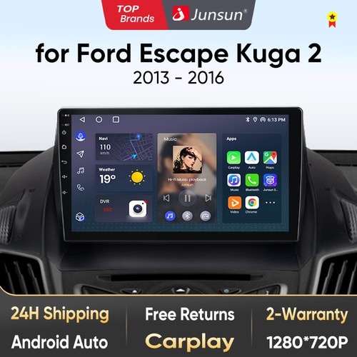 2+32G Carplay Android 13 Car Stereo Radio GPS Navi For Ford Escape 2013 ...