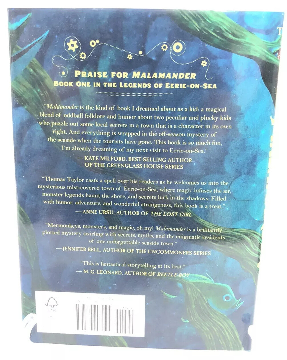 Malamander Thomas Taylor Tom Booth New Hardcover Legends Of Eerie-On ...