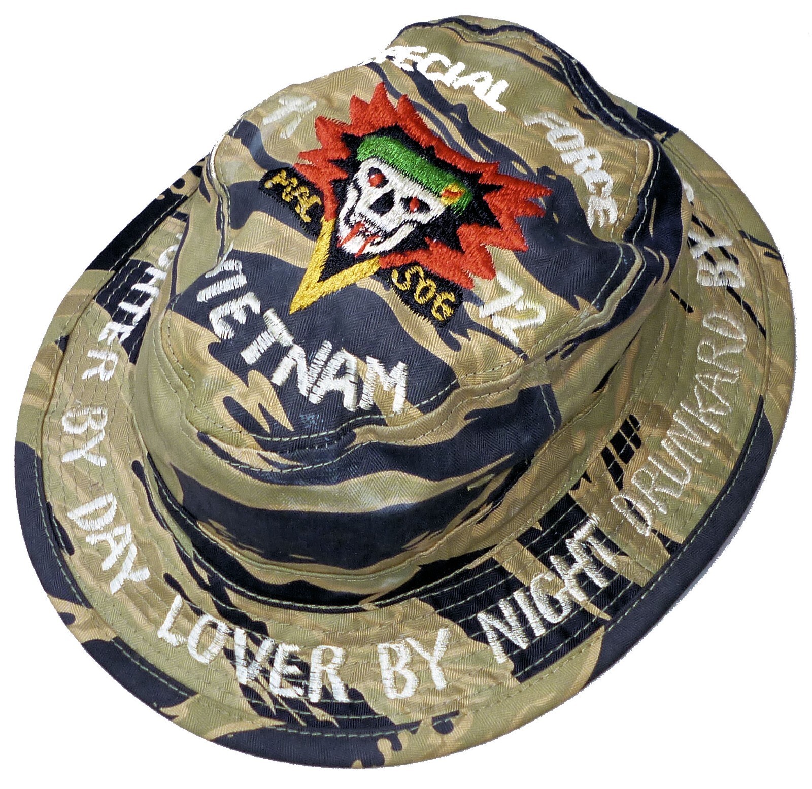 Vietnam War Repro MACV SOG Tiger Stripe Hat | eBay