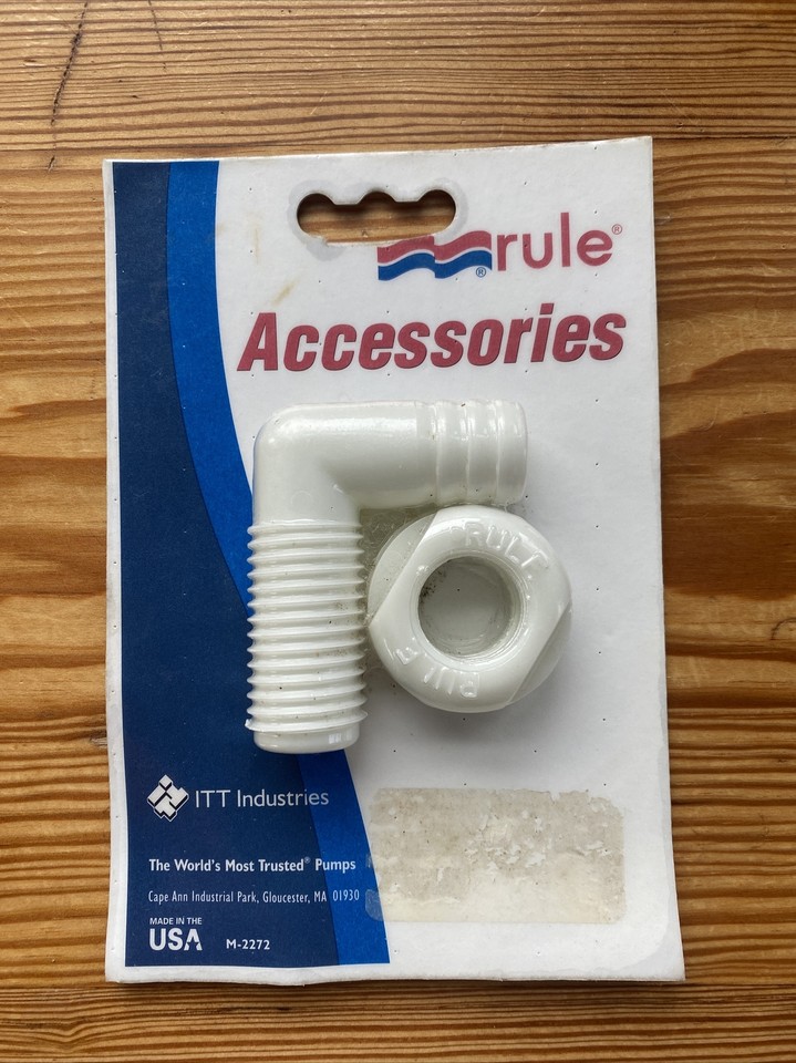 Rule Accessories M-2272 Thru-Hull Fitting | eBay