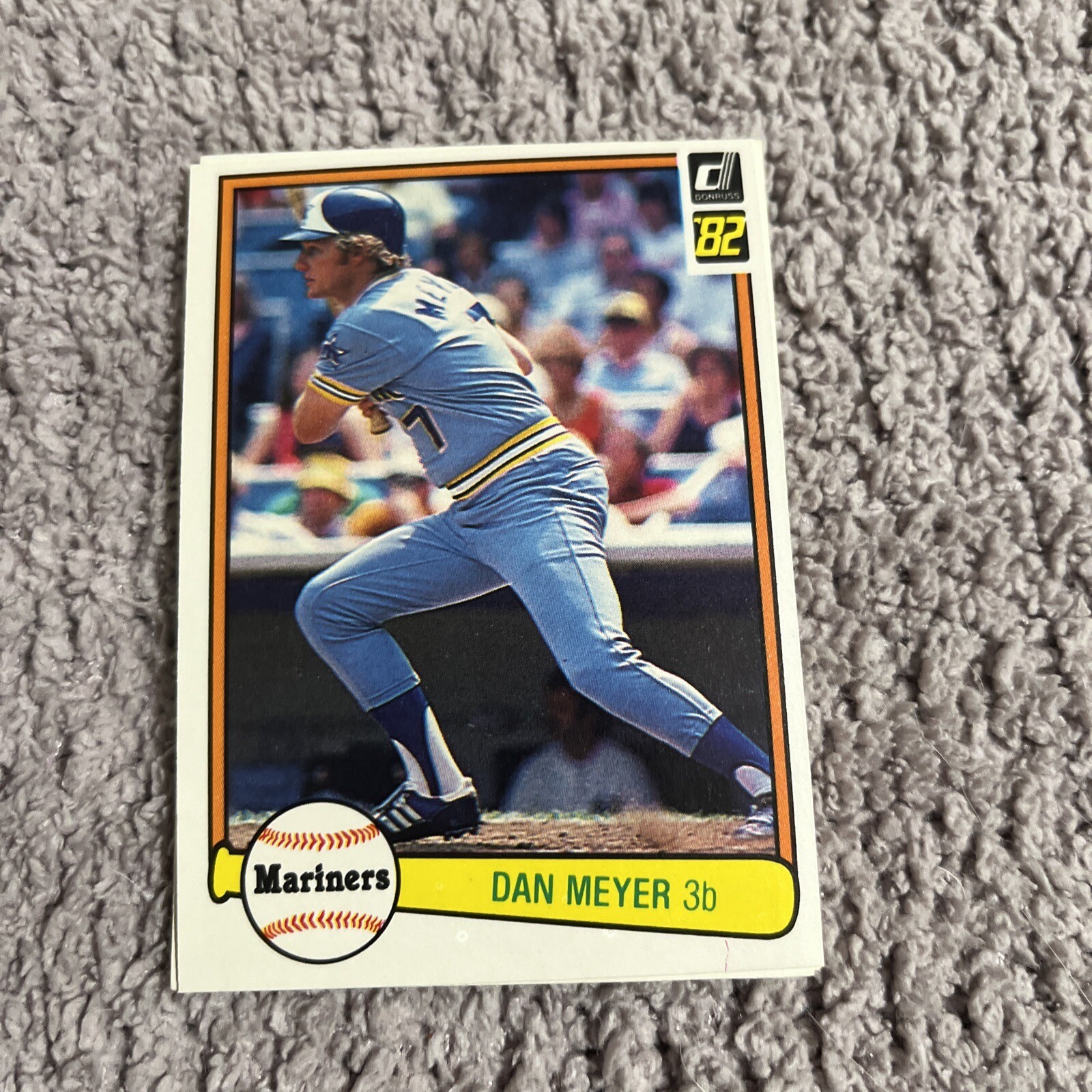 1982 Donruss 176 Dan Meyer Seattle Mariners Baseball | eBay