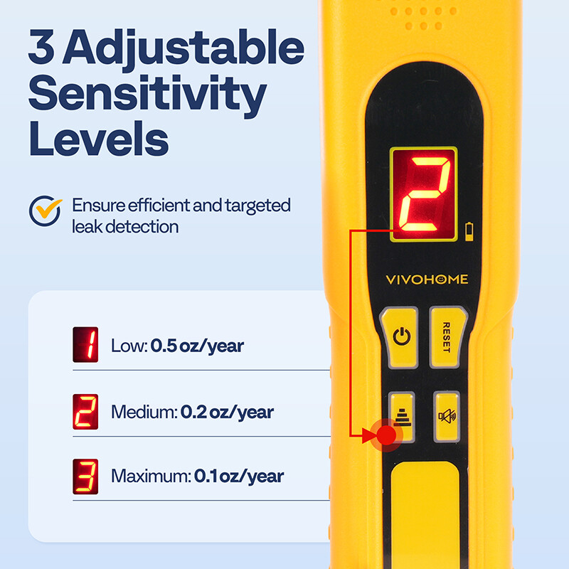 HVAC Refrigerant AC Sniffer Freon Leak Detector Max Sensitivity up to 0 ...