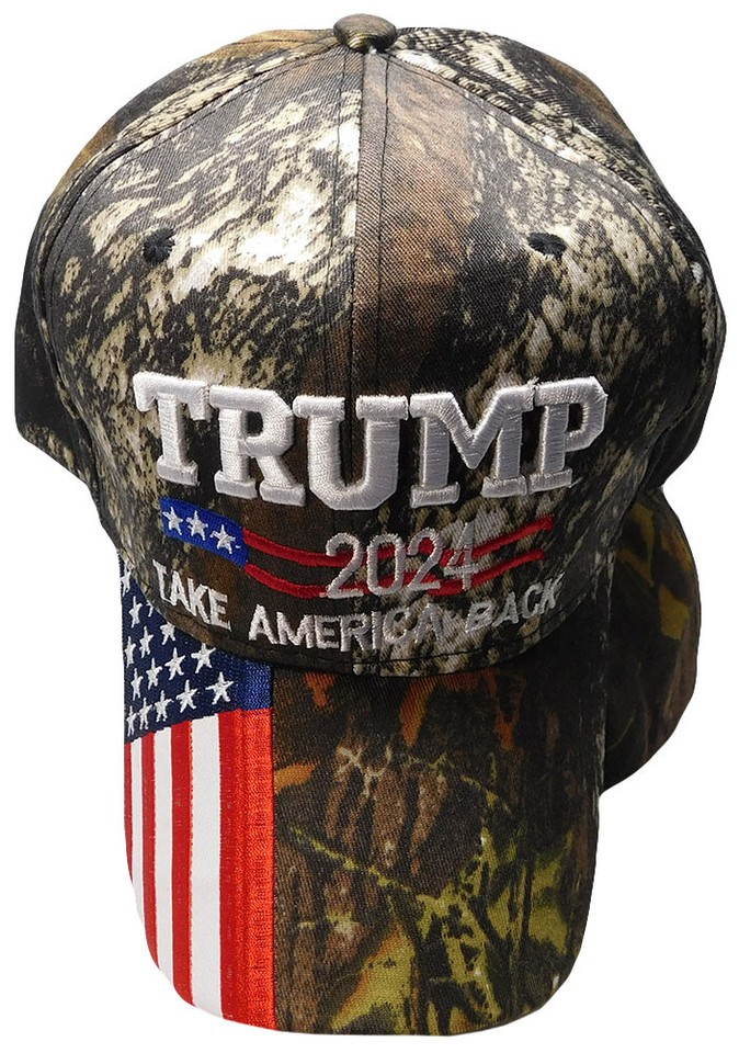 Donald Trump 2024 Cap MAGA Baseball Caps Take America Back Hat USA Camo ...