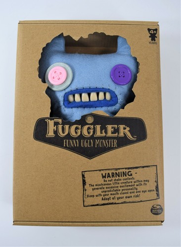 Fuggler Funny Ugly Monster Indecisive Monster Periwinkle Blue Soft Toy ...