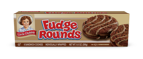 Little Debbie Fudge Rounds, 10 Boxes of 80 Individually Wrapped ...