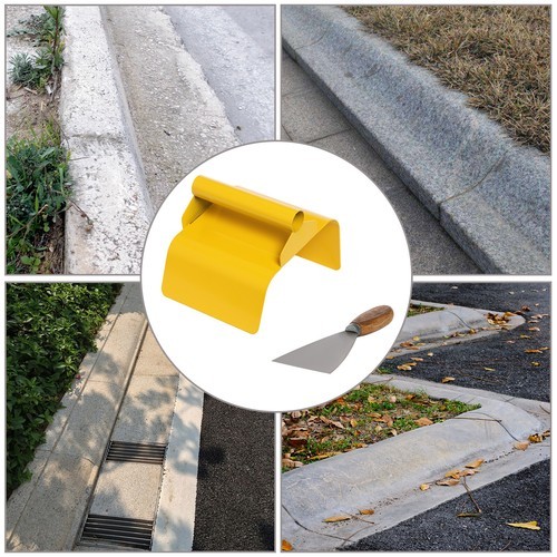 Landscape Curb Trowel Stainless Steel Concrete Curbing Trowel with ...