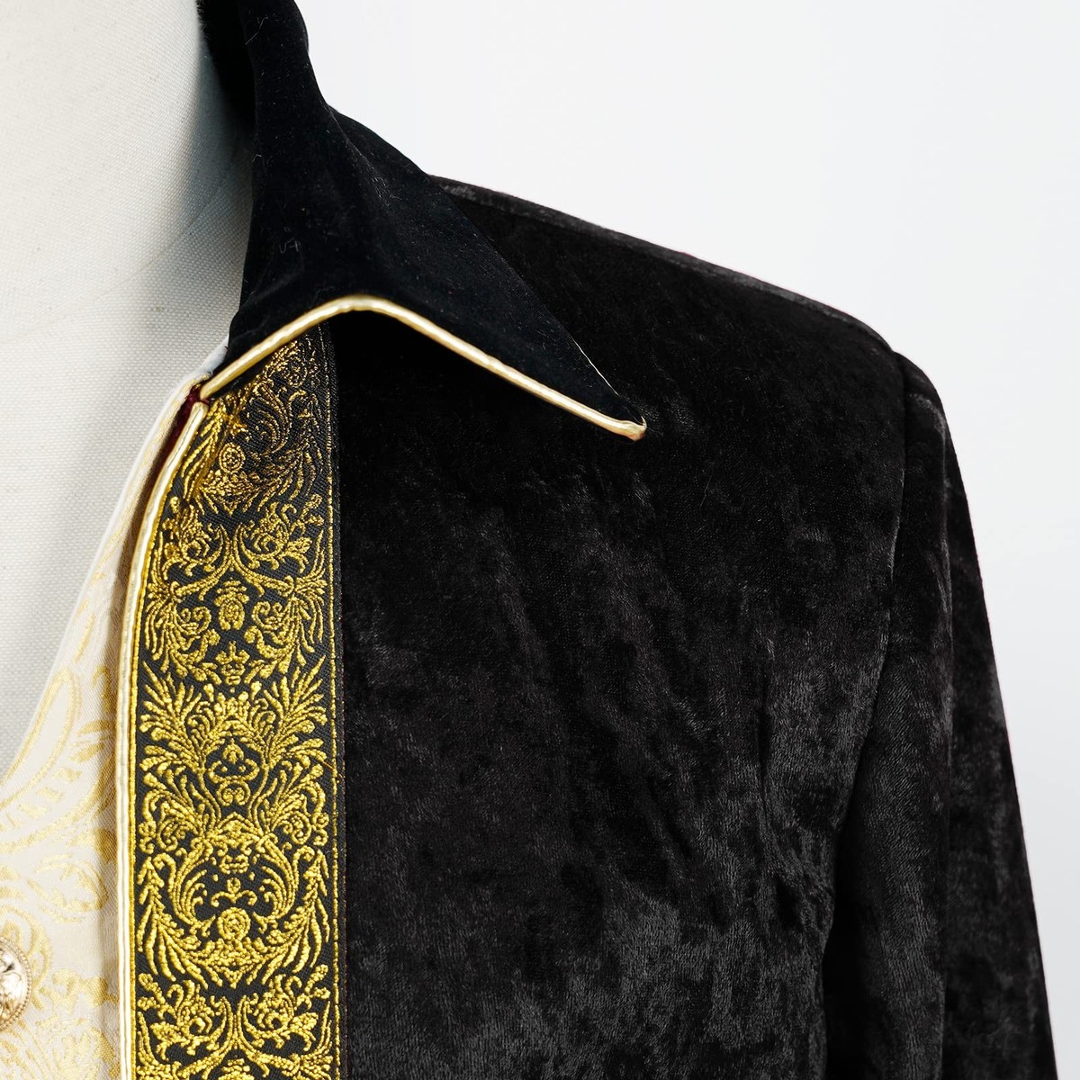 Renaissance Tailcoat Gothic Men's Pirate Costume Tailcoat Jacket ...