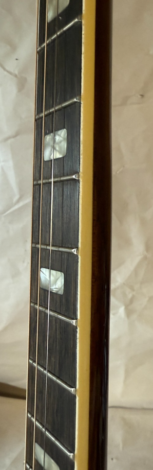 Vintage Crestline 4 String Banjo Mahogany with Mother of Pearl Inlay ...