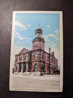 1935 Newfoundland Postcard Cover St Johns NFLD to Hamilton Ontario ...