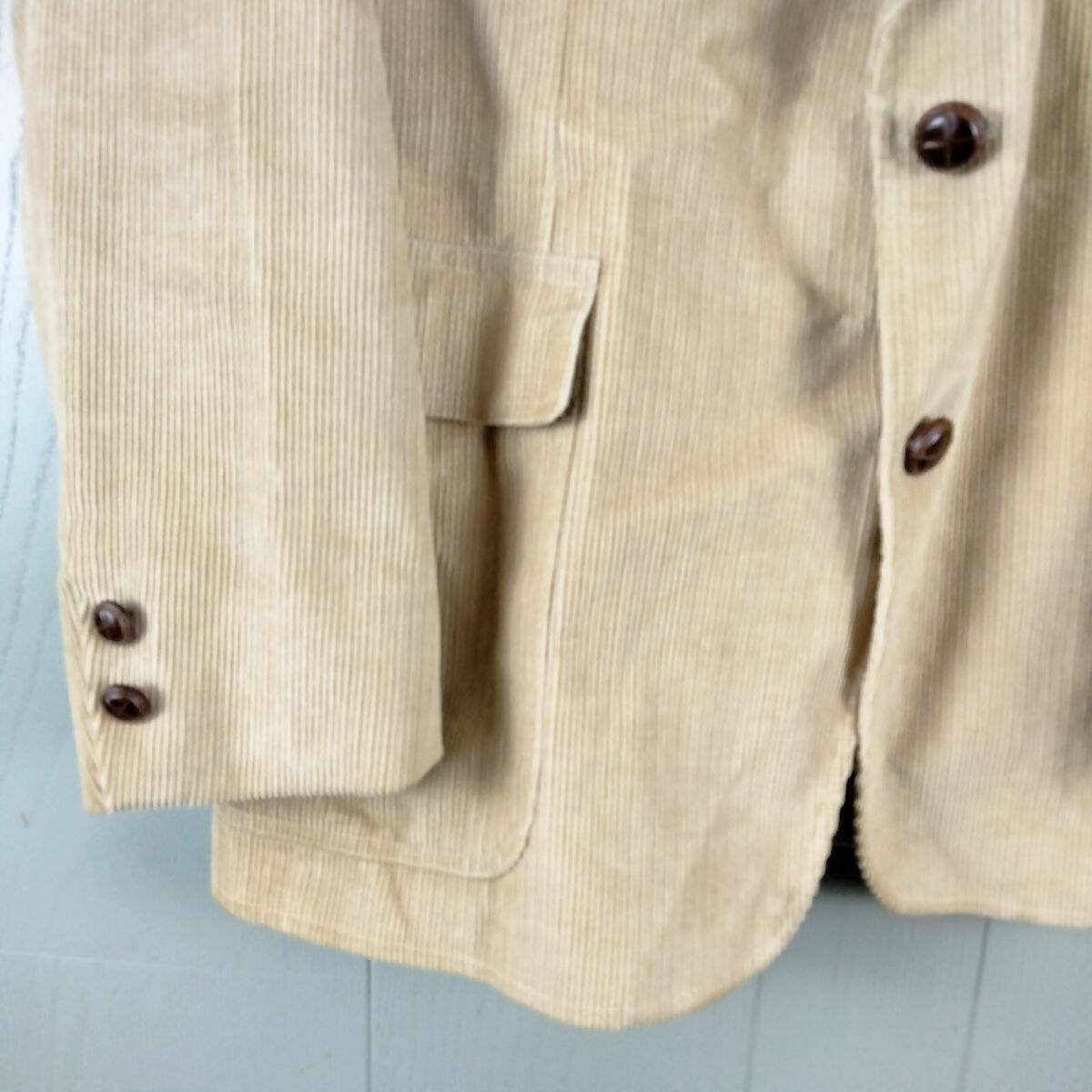 British Colony Sport Coat Mens 42R Beige Corduroy Blazer British Colony Sport Coat Mens 42R Beige Corduroy Blazer