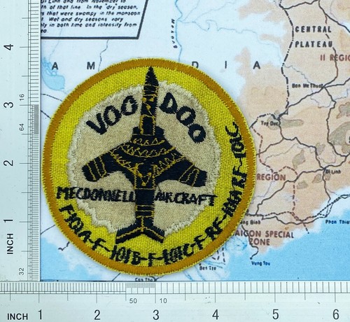 patch , usaf voodoo f-101a f-101b mcdonnell aircraft vietnamw patch , t4-298 | eBay